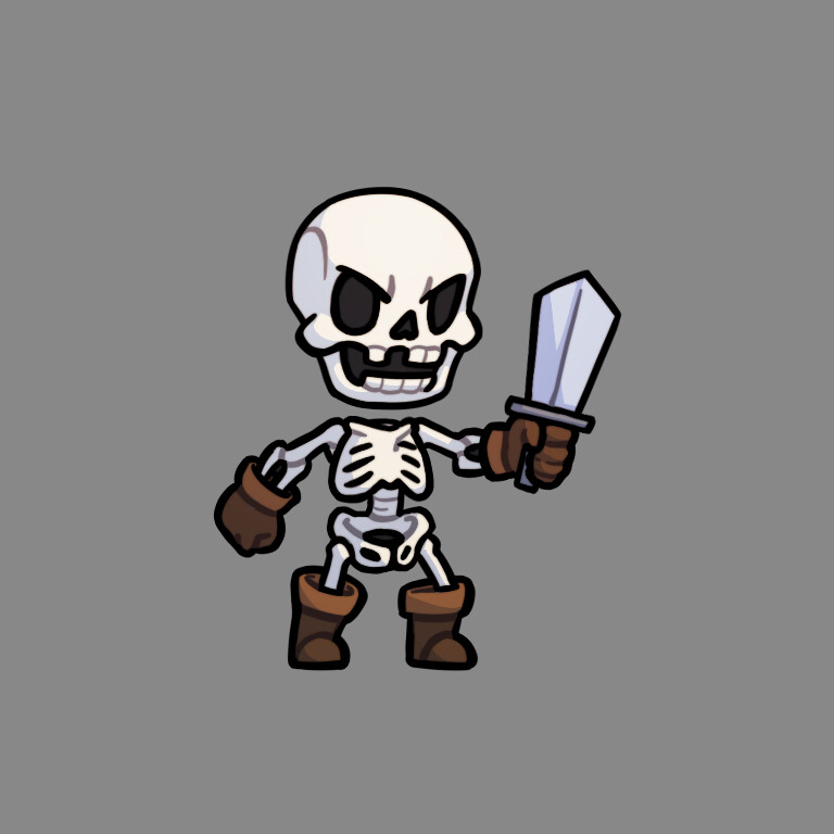 ArtStation - Skeleton Enemy
