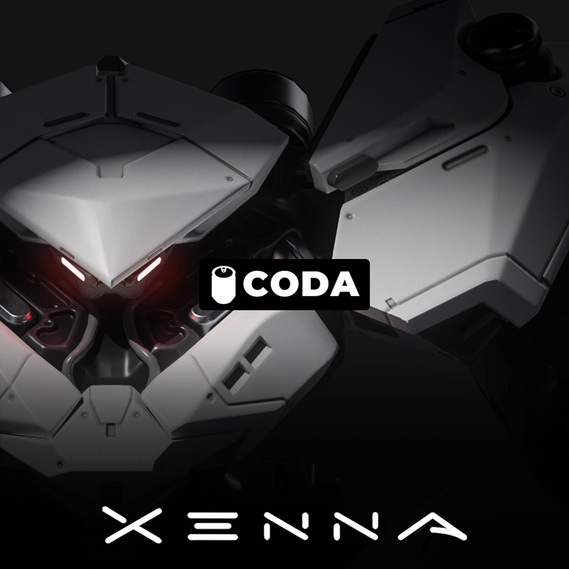 ArtStation - Robot lowpoly model for the game "Xenna"