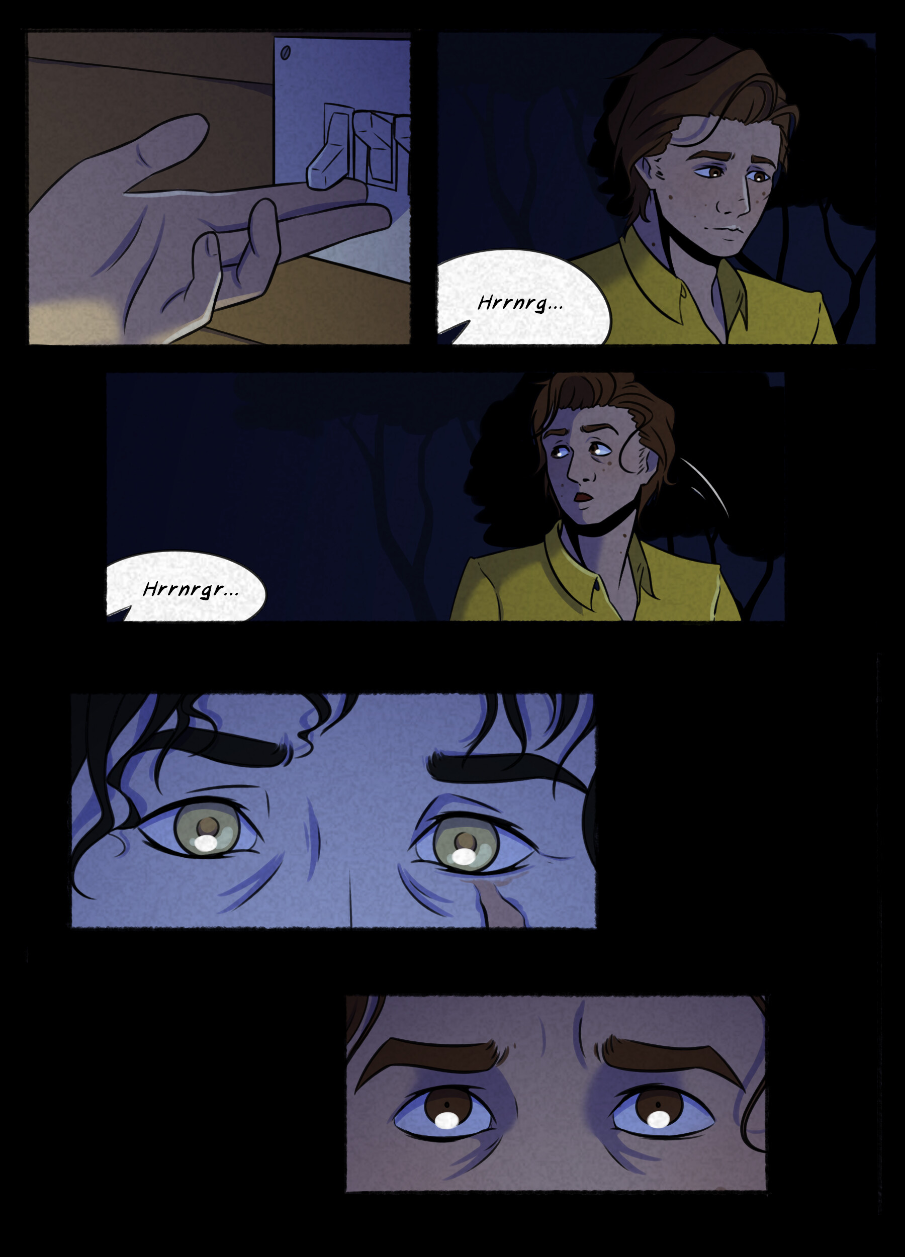 ArtStation - The haunting at lovers lake - Stranger things fancomic