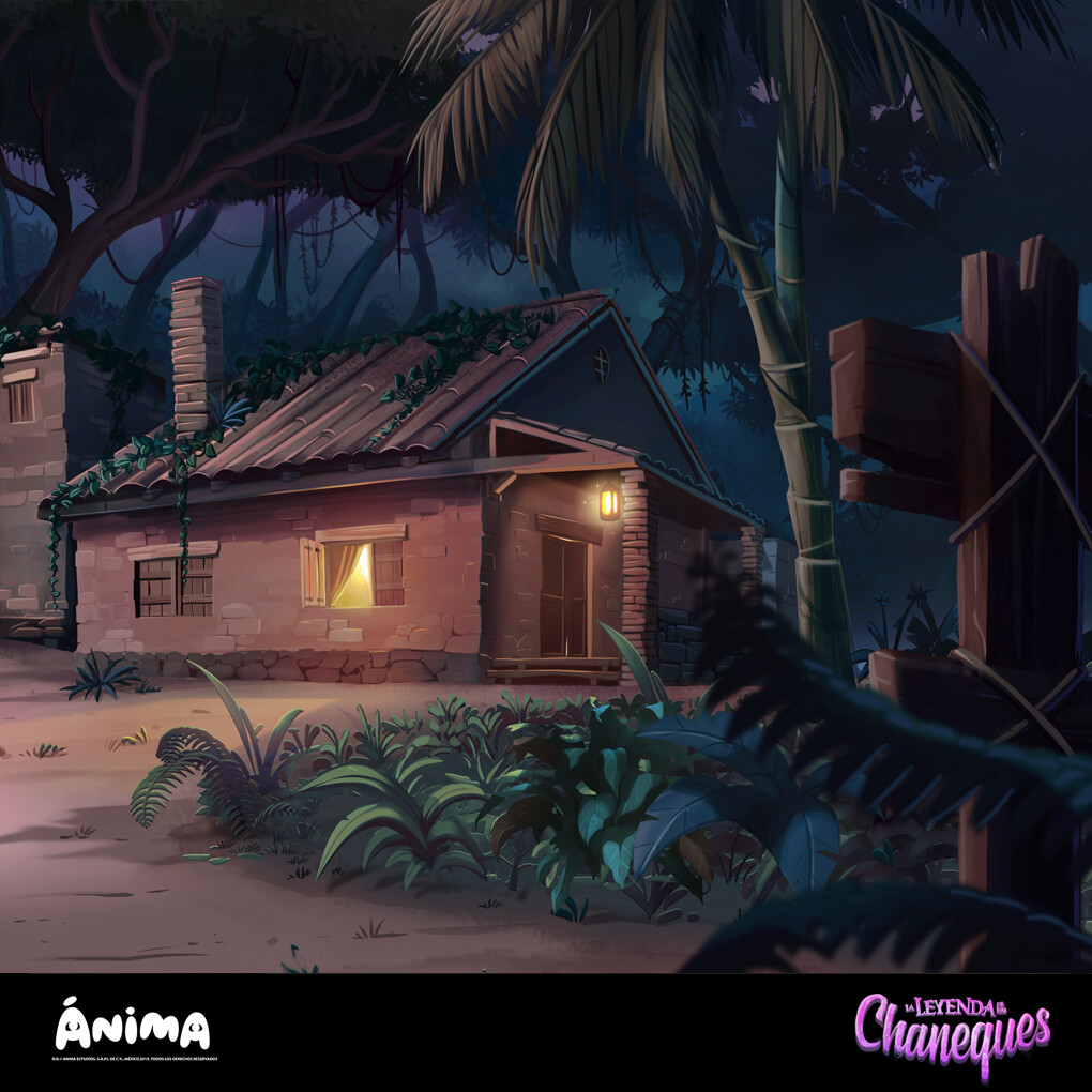 ArtStation - La Leyenda de los Chaneques - Cabaña