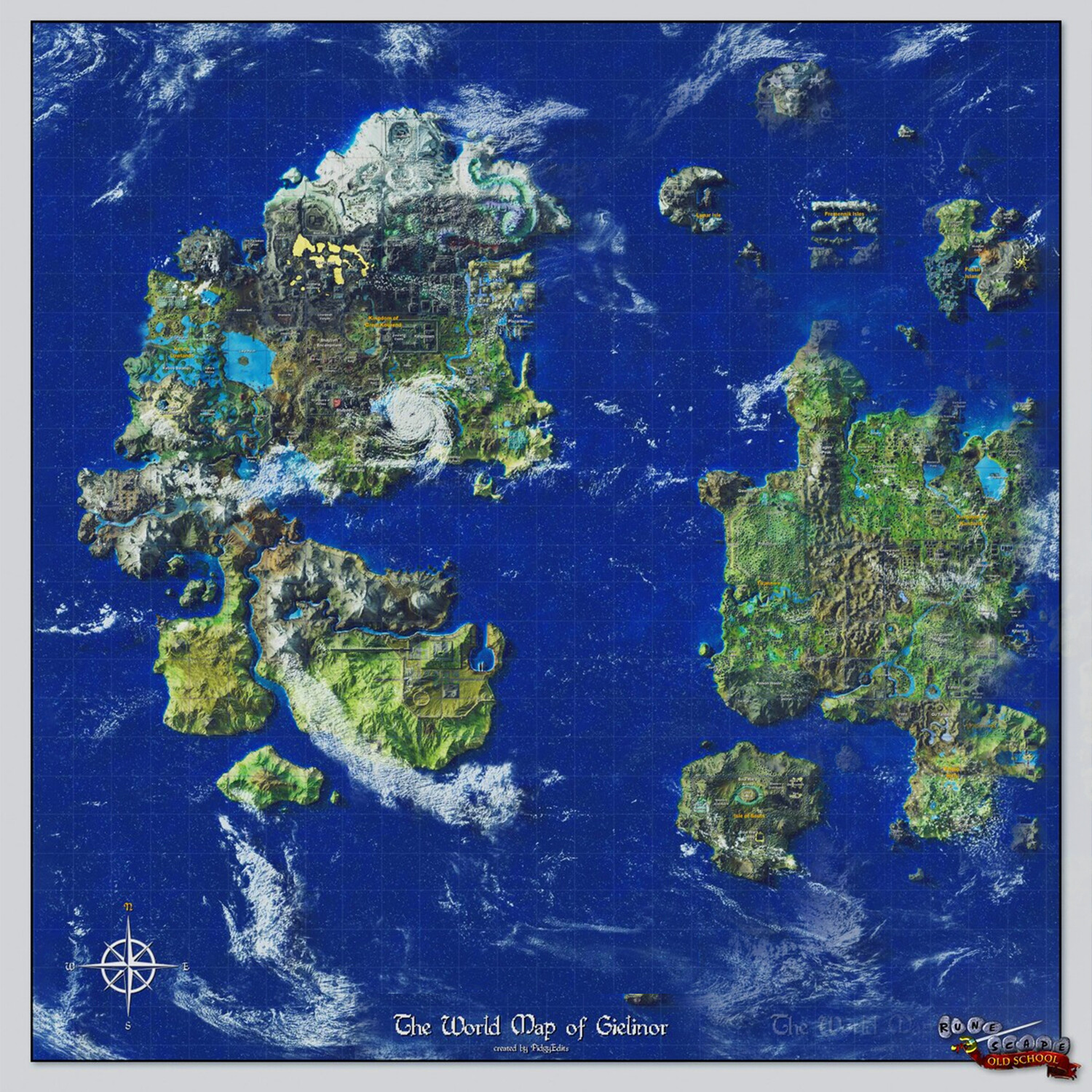 ArtStation - Realistic Oldschool RuneScape Map