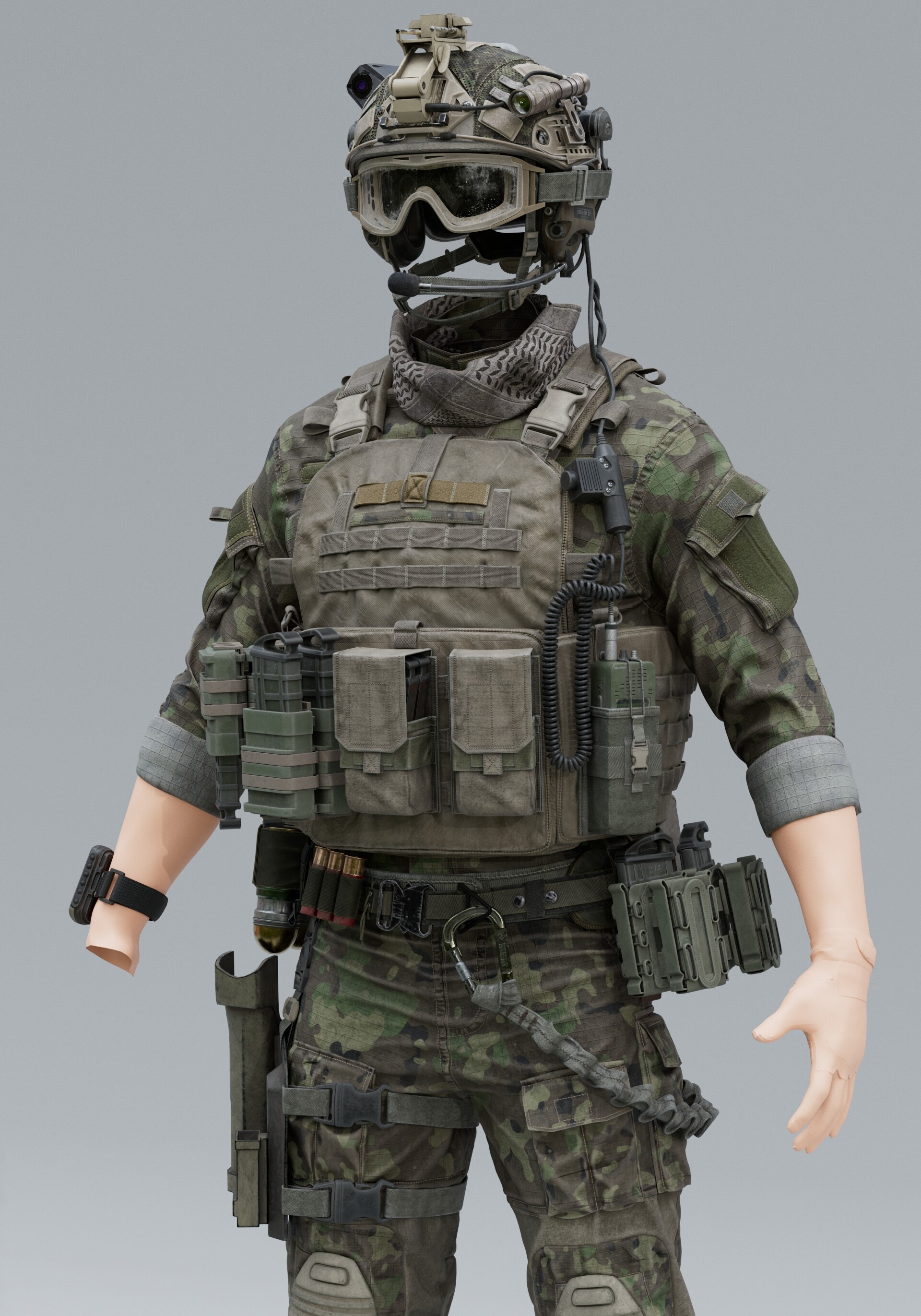 ArtStation - WIP Soldier