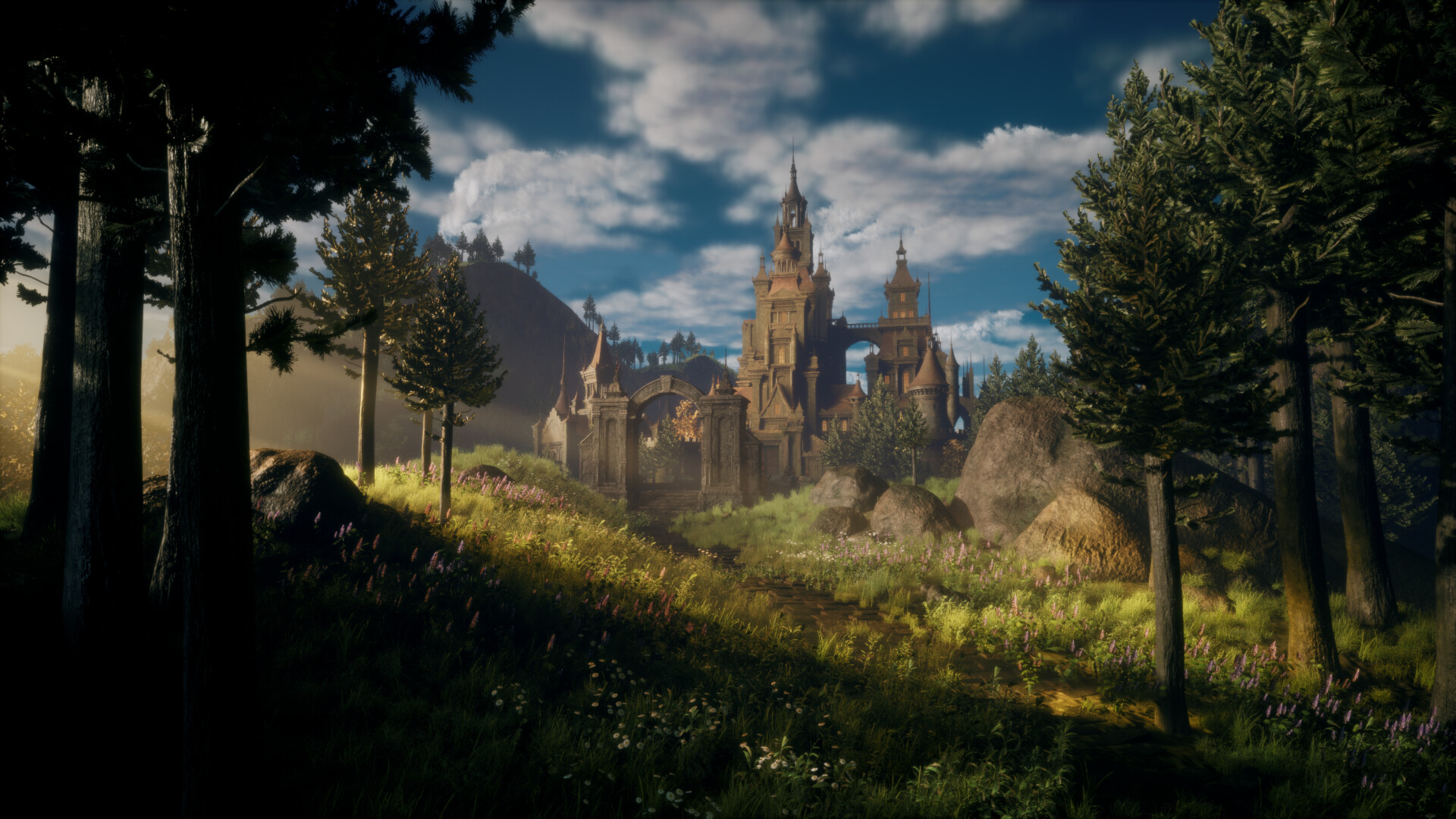 ArtStation - Fantasy Gothic Castle