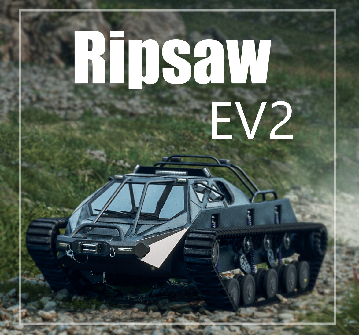 ArtStation - Ripsaw EV2. Mobile 3D model.