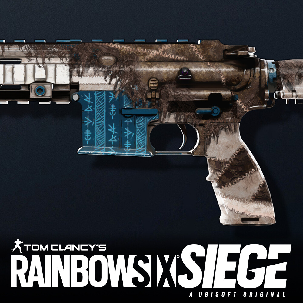 ArtStation - Rainbow Six | Siege - 416-C CARBINE`s Snow Brawl Concept Y8S4