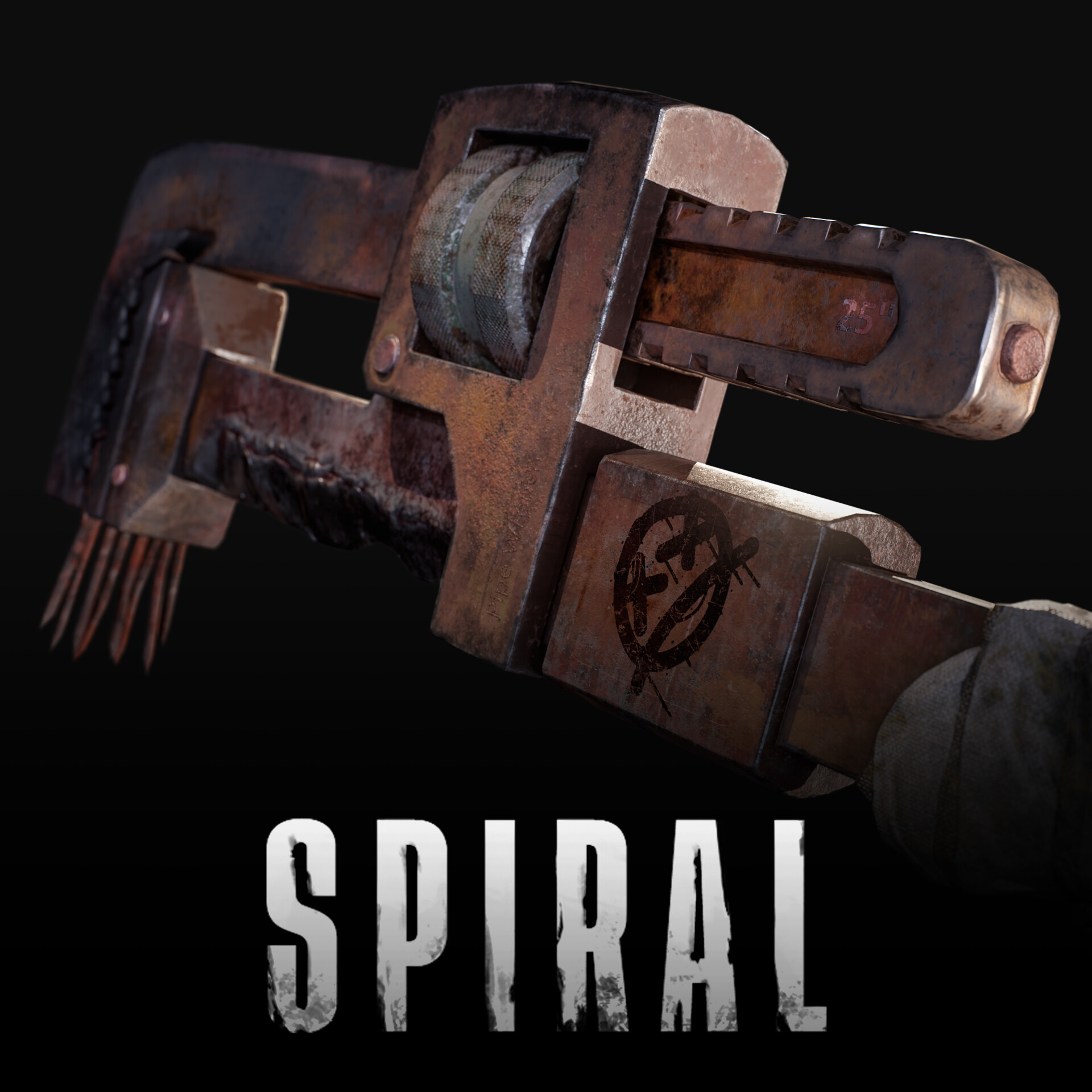 ArtStation - Spiral - Weaponized Rusty Wrench