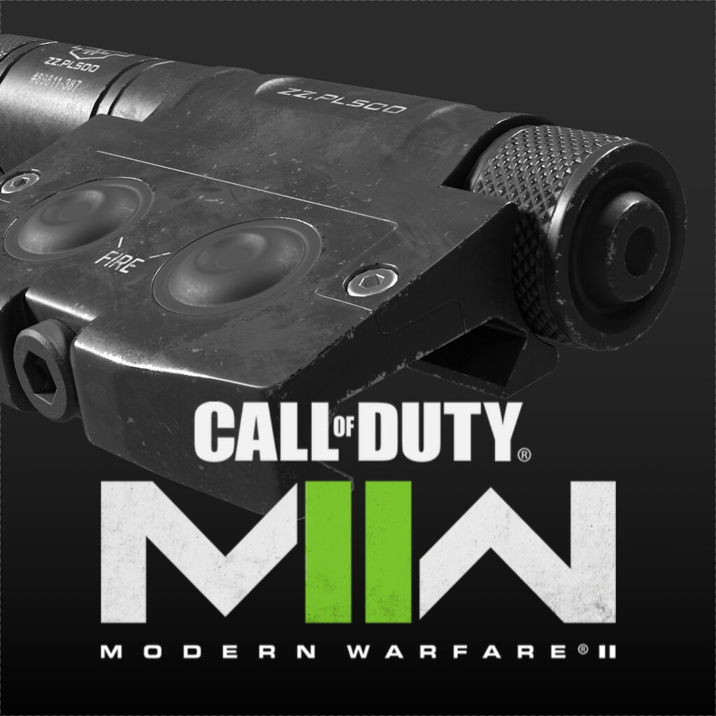 ArtStation - Tactical light / Flashlight Attachment - Call of Duty ...