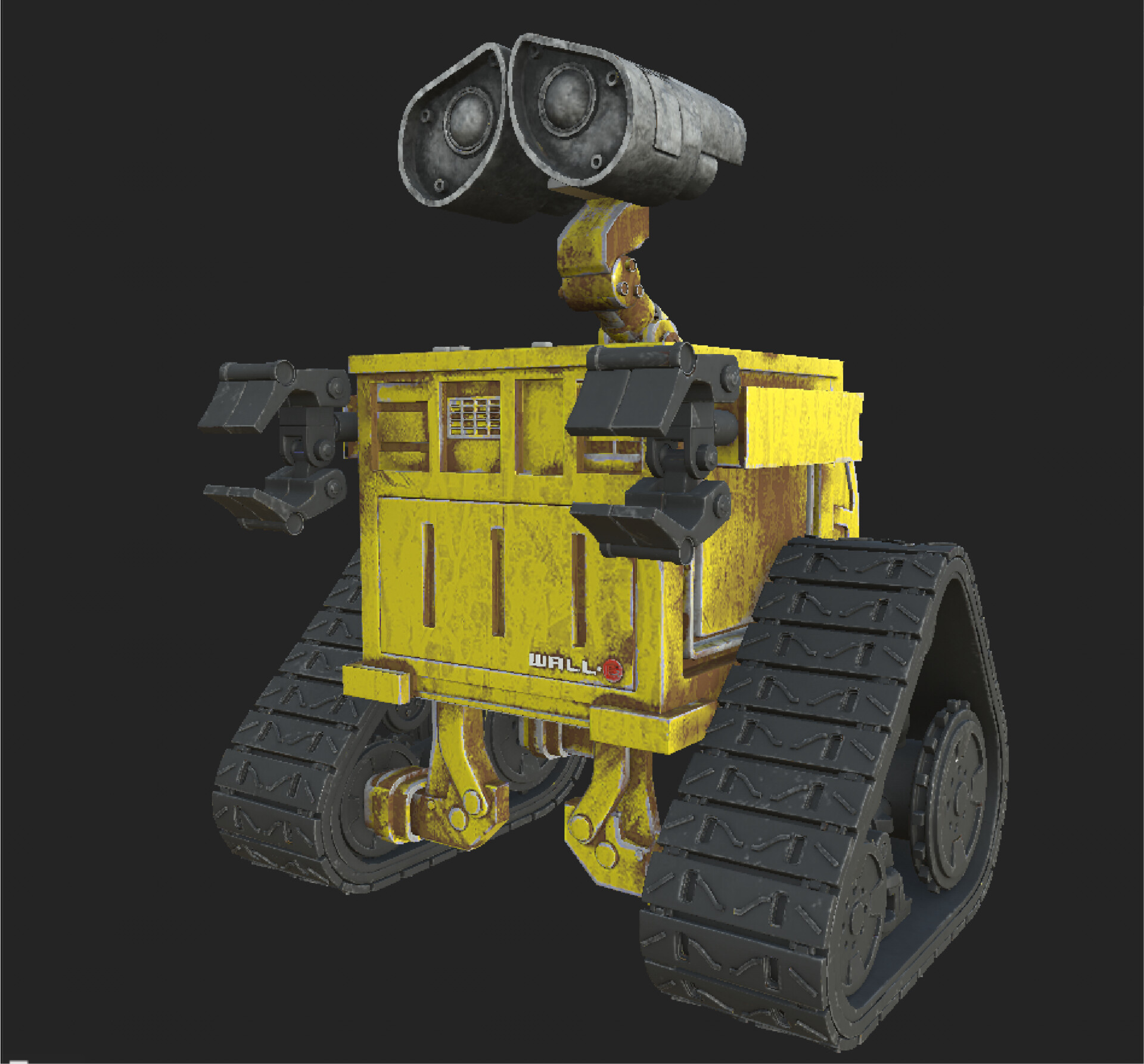 ArtStation - Wall-E 3D rust Robot