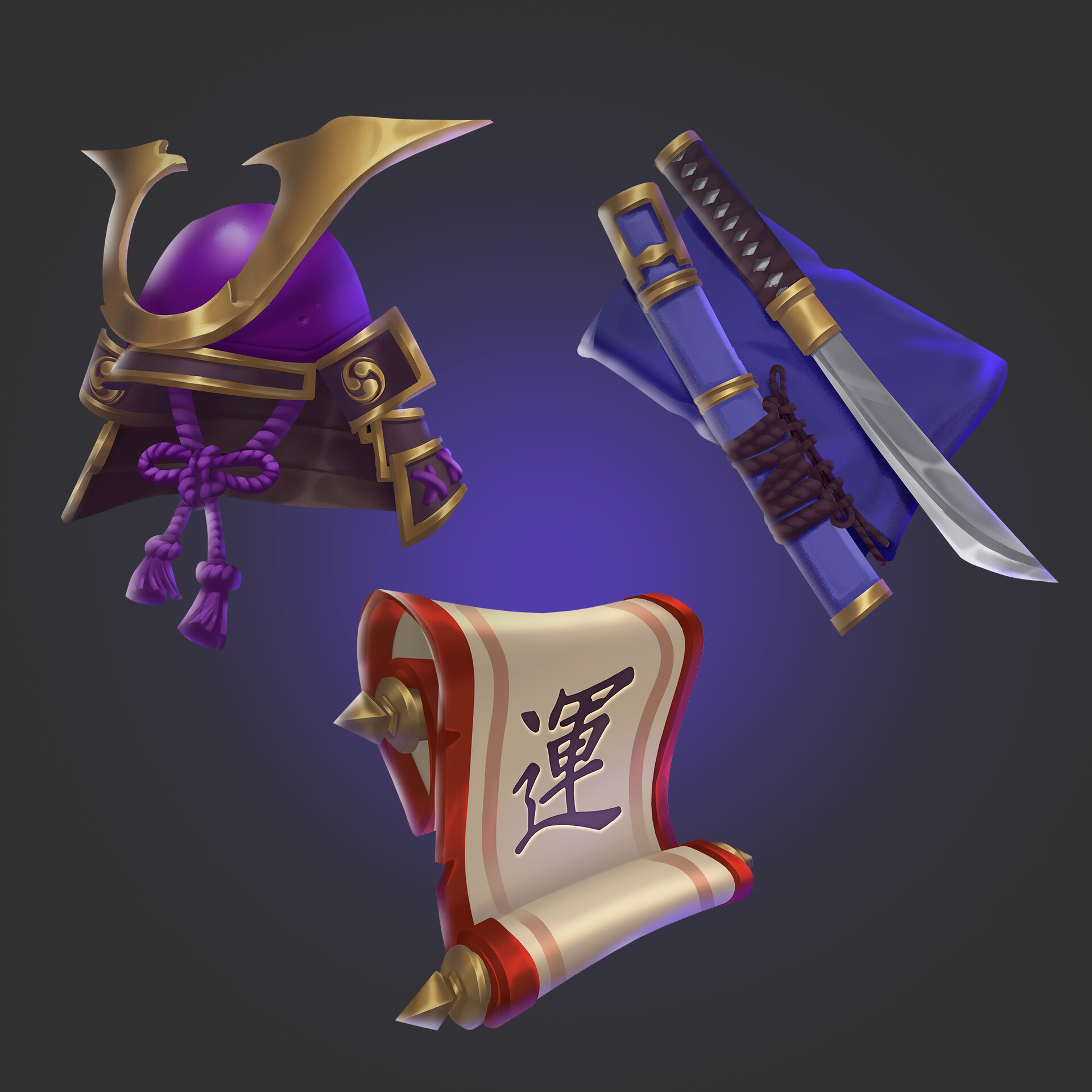 ArtStation - Slot Game - Japanese theme