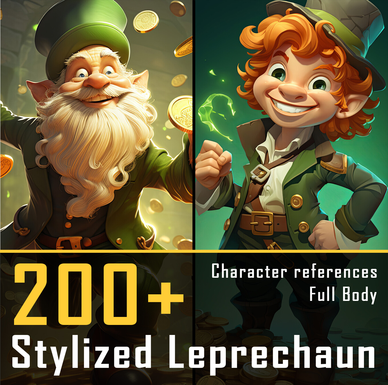 ArtStation - 200+ Stylized Leprechaun (Cartoon) - Characters Reference - 4K