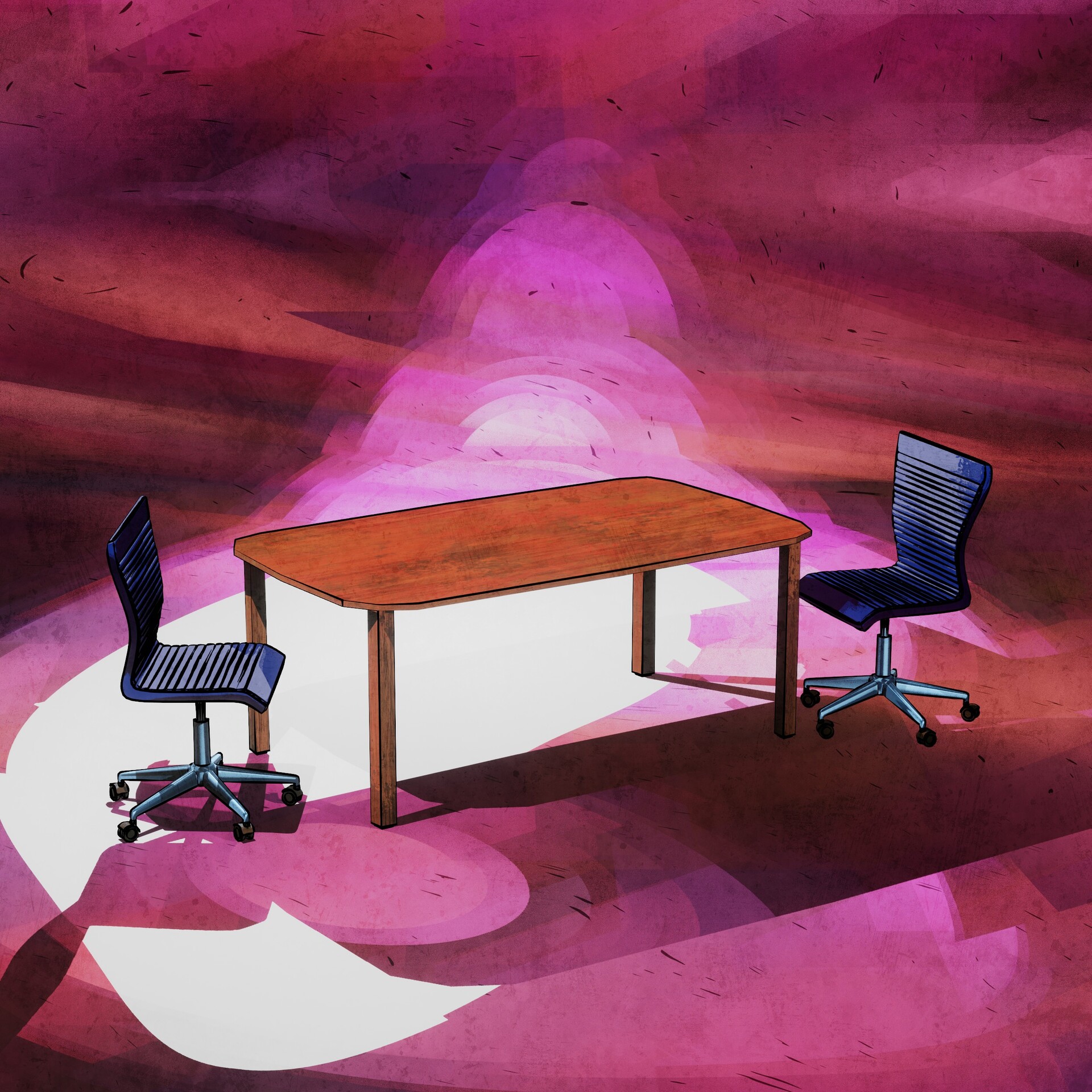 ArtStation - Stylized Office furniture