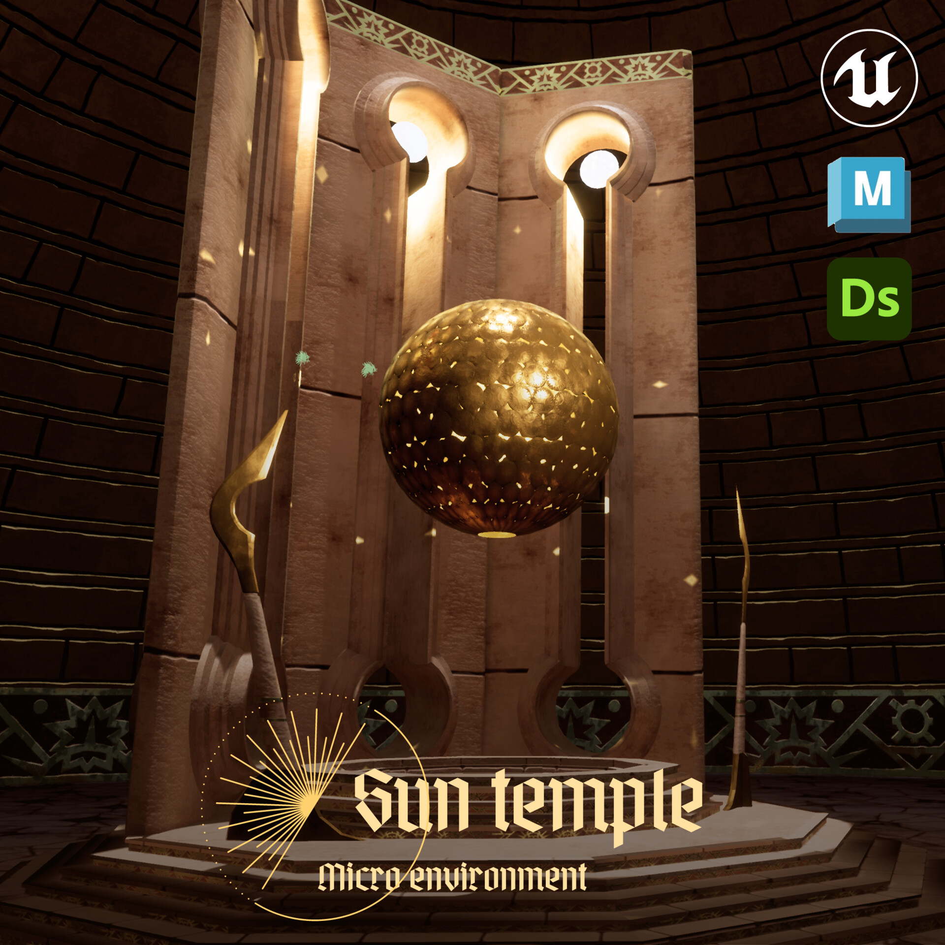 ArtStation - Sun Temple : Micro environment