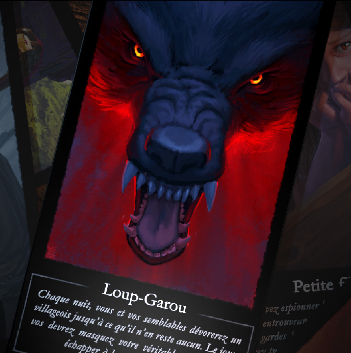 ArtStation - Werewolf card game