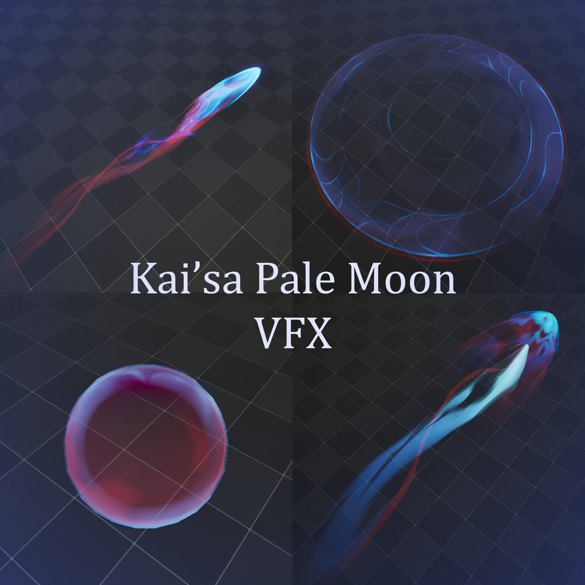 ArtStation - VFX / Kai'sa Pale Moon fan skin