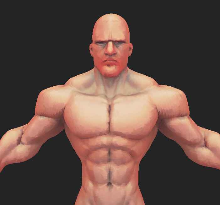 ArtStation - Stylized Man Base mesh/material