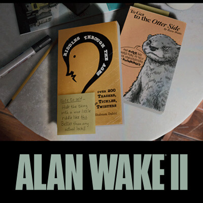 ArtStation - Alan Wake II - Book cover