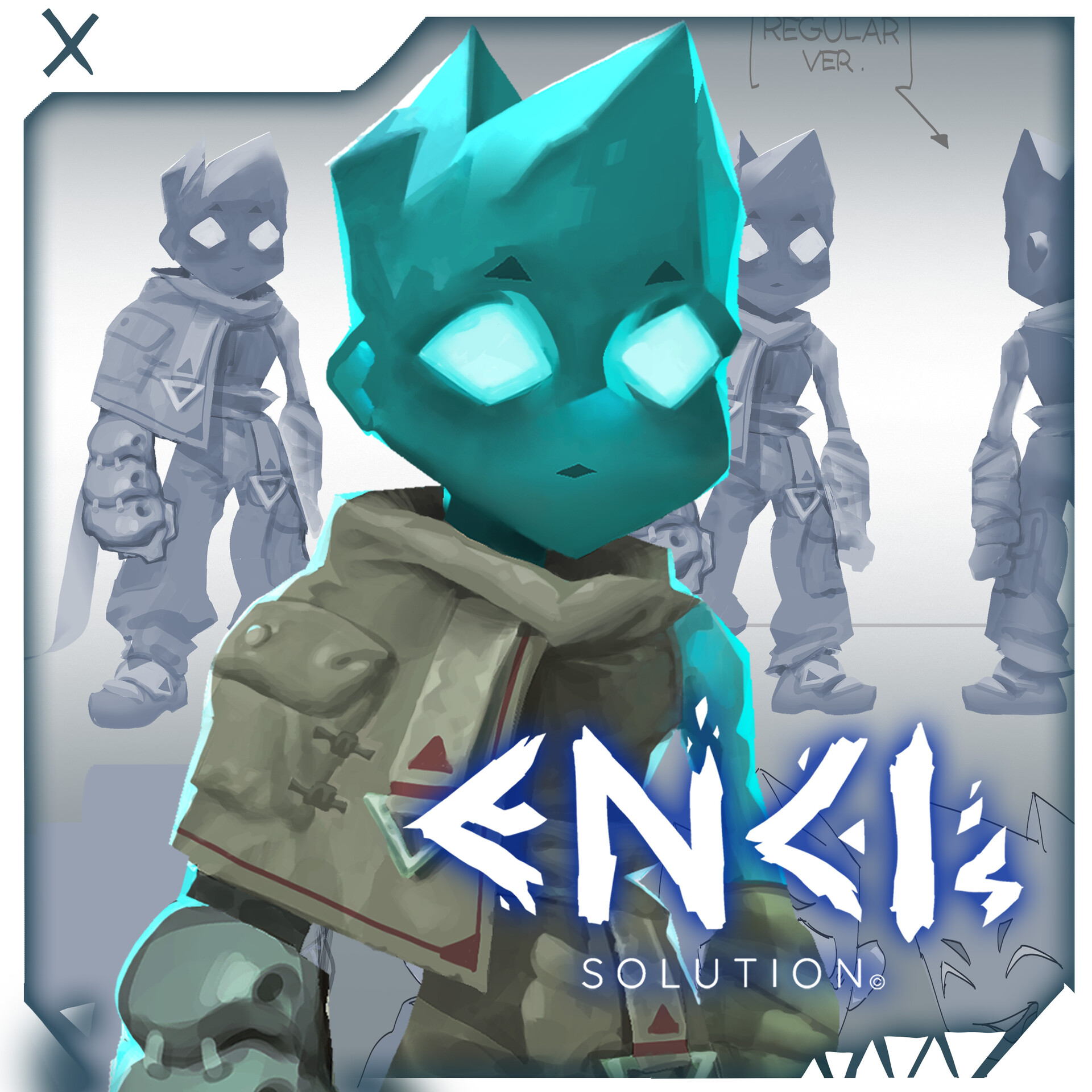 ArtStation - Enci's Solution - Ji'we the curious village boy...