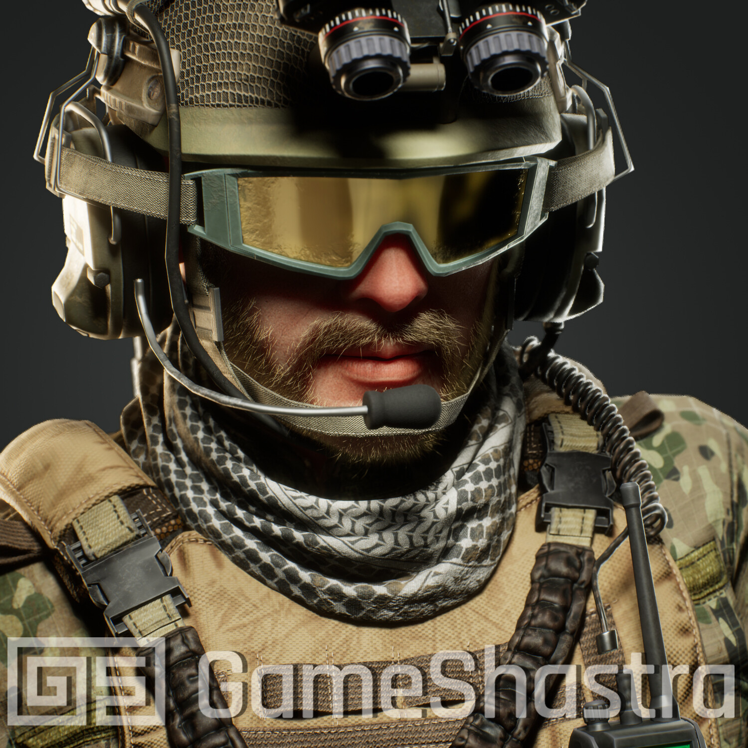 ArtStation - The Art of War: Realistic 3D Soldier