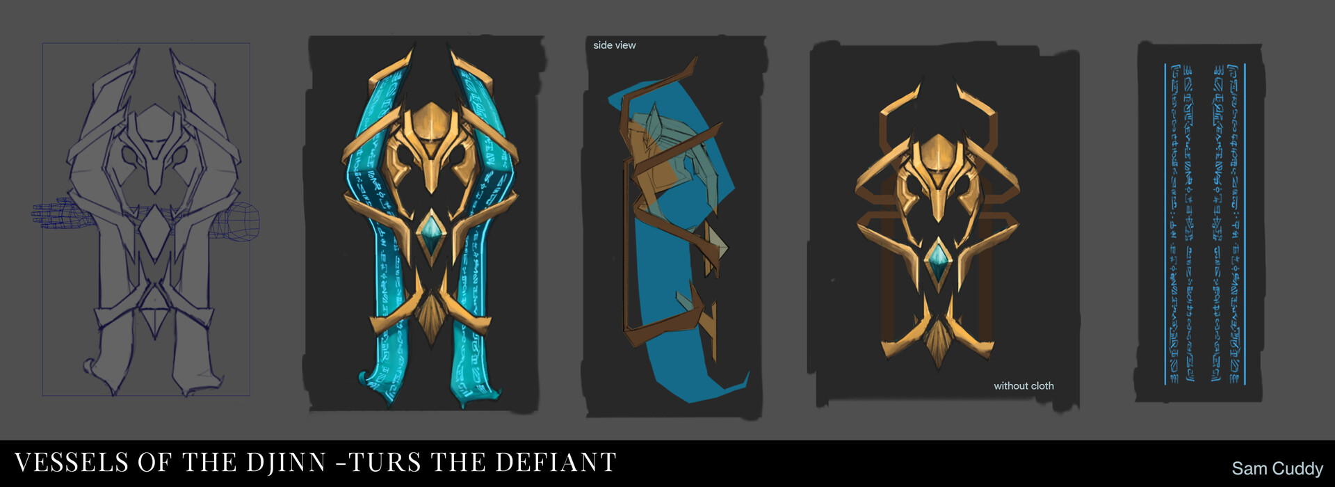 ArtStation - GW2 Sword and Shield Fan design