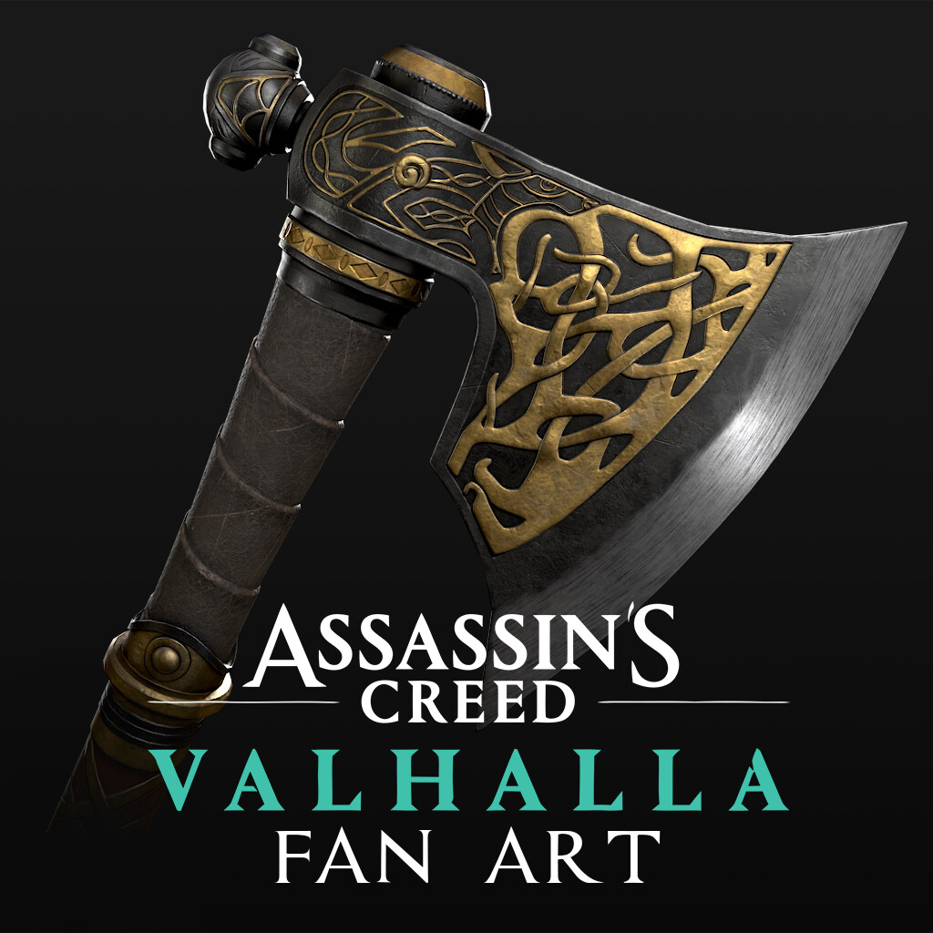 ArtStation - Varin's Axe - Assassin's Creed Valhalla Fan Art