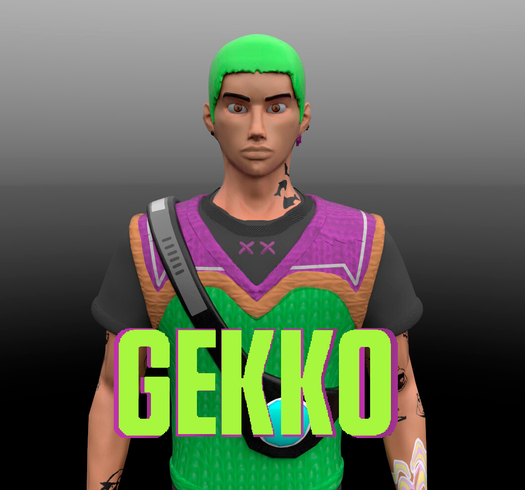 ArtStation - Gekko 3D Model