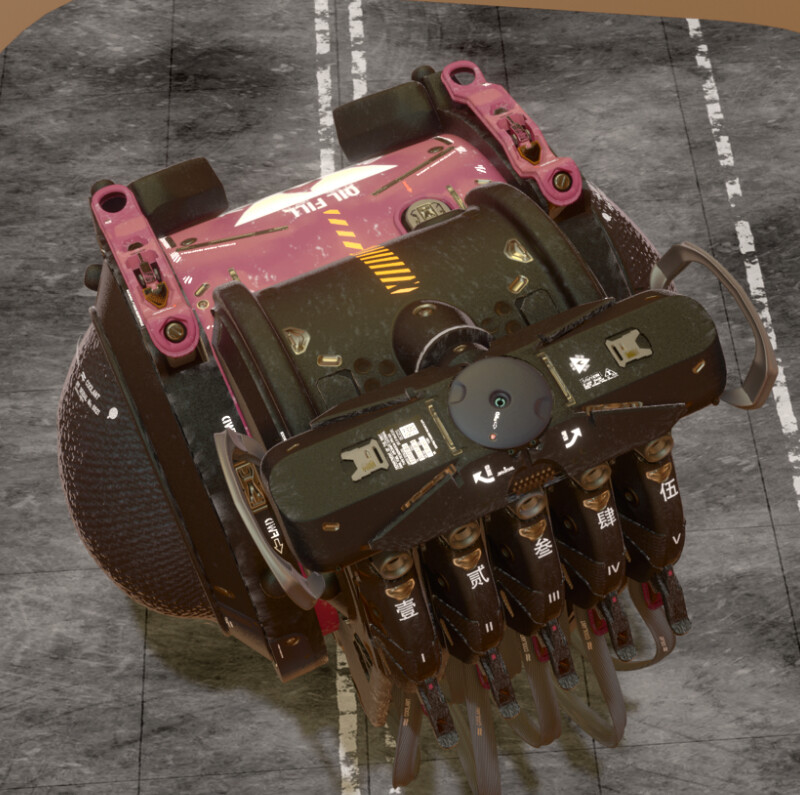 ArtStation - Two mechanical monster Designs