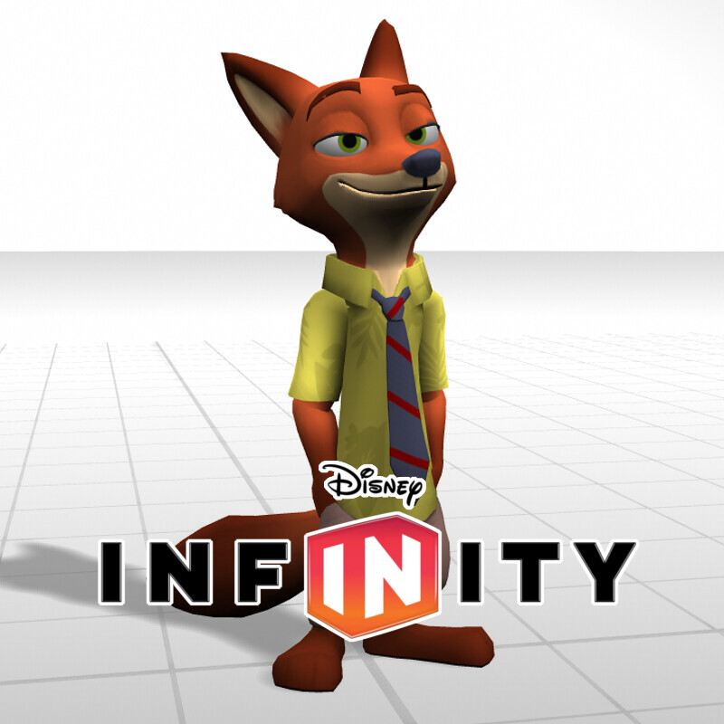 ArtStation - Nick Wilde - Animation Sets from Disney Infinity 3.0