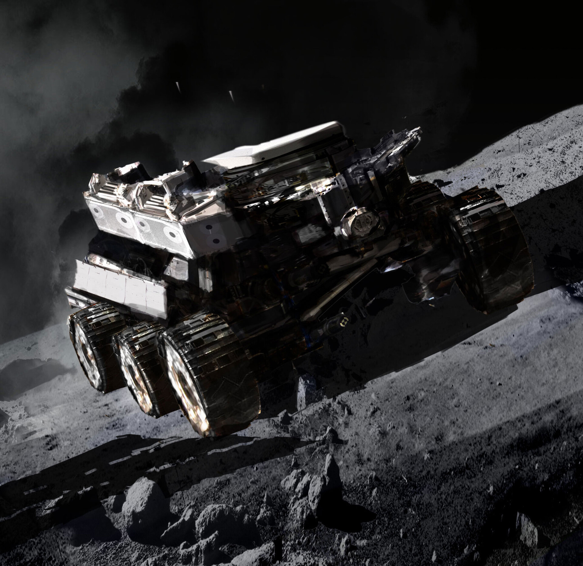 ArtStation - Artemis Moon Base Concept Arts