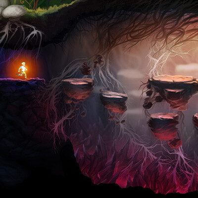 ArtStation - Soil Location Environment for platformer game