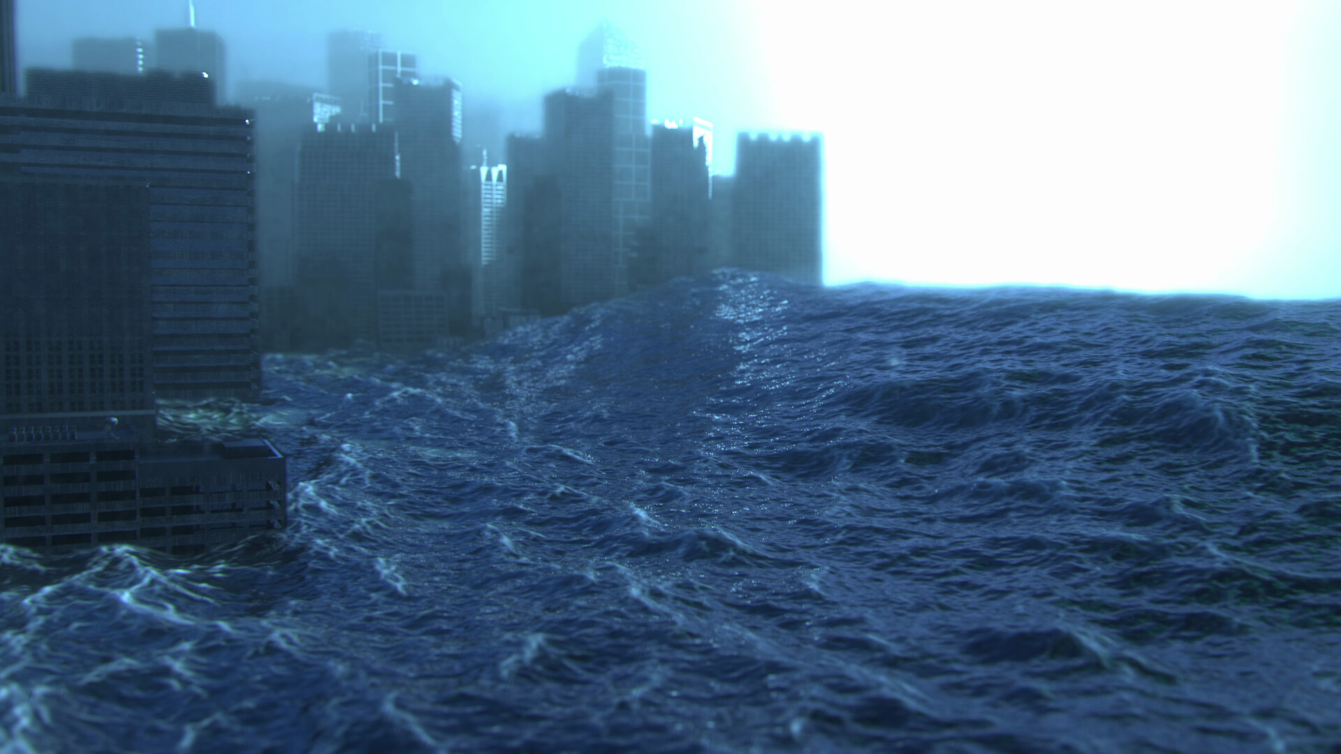 ArtStation - VFX Shot Recreation: TSUNAMI