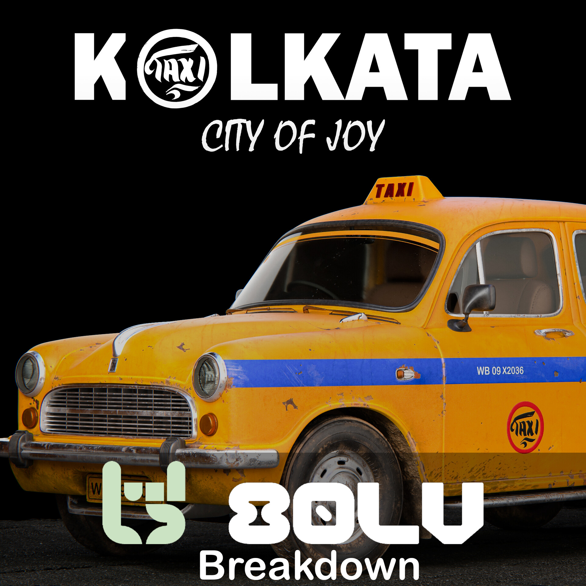 ArtStation - Kolkata Yellow Taxi - 80lv Breakdown