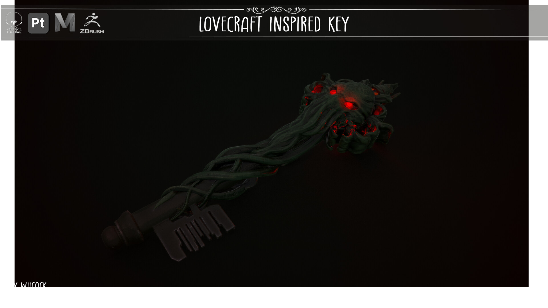 ArtStation - Lovecraft Inspired Cthulu Key