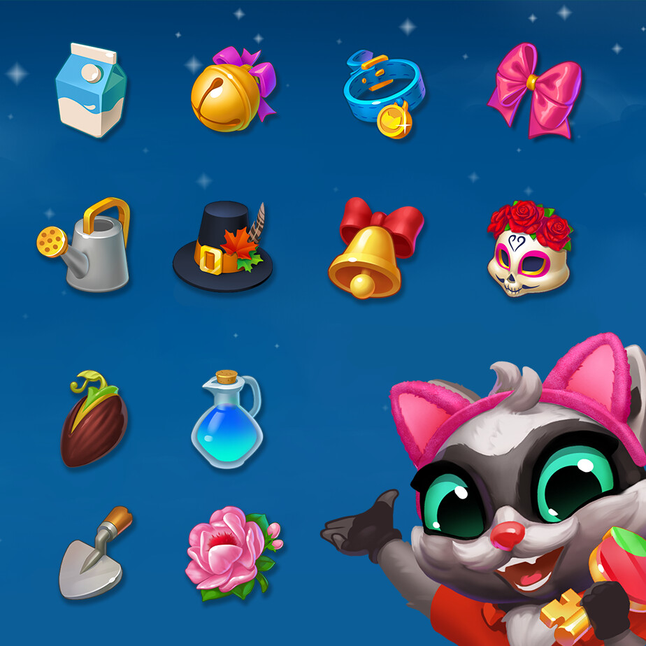 ArtStation - Dream Cats: UI design