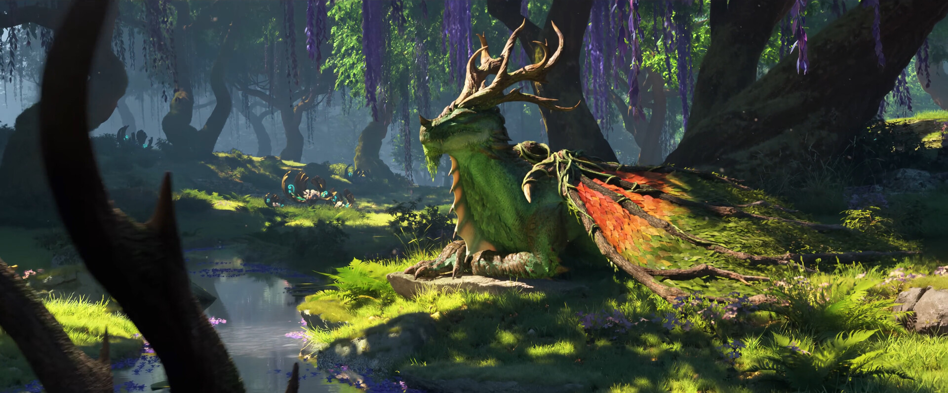 ArtStation - WoW Dragonflight - Forest Dragon