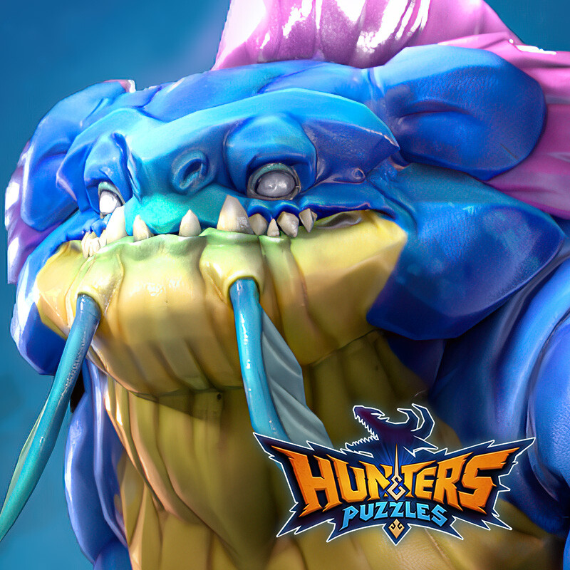 ArtStation - Hunters & Puzzles Match 3 RPG: Water Beast