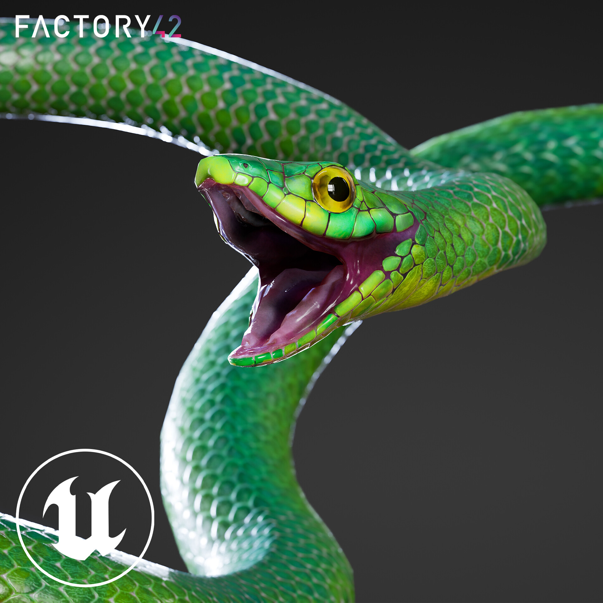 ArtStation - Green Snake - Real-Time UE5