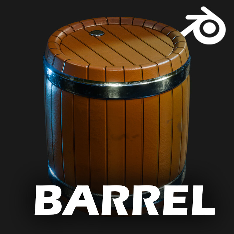 ArtStation - Stylized Barrel