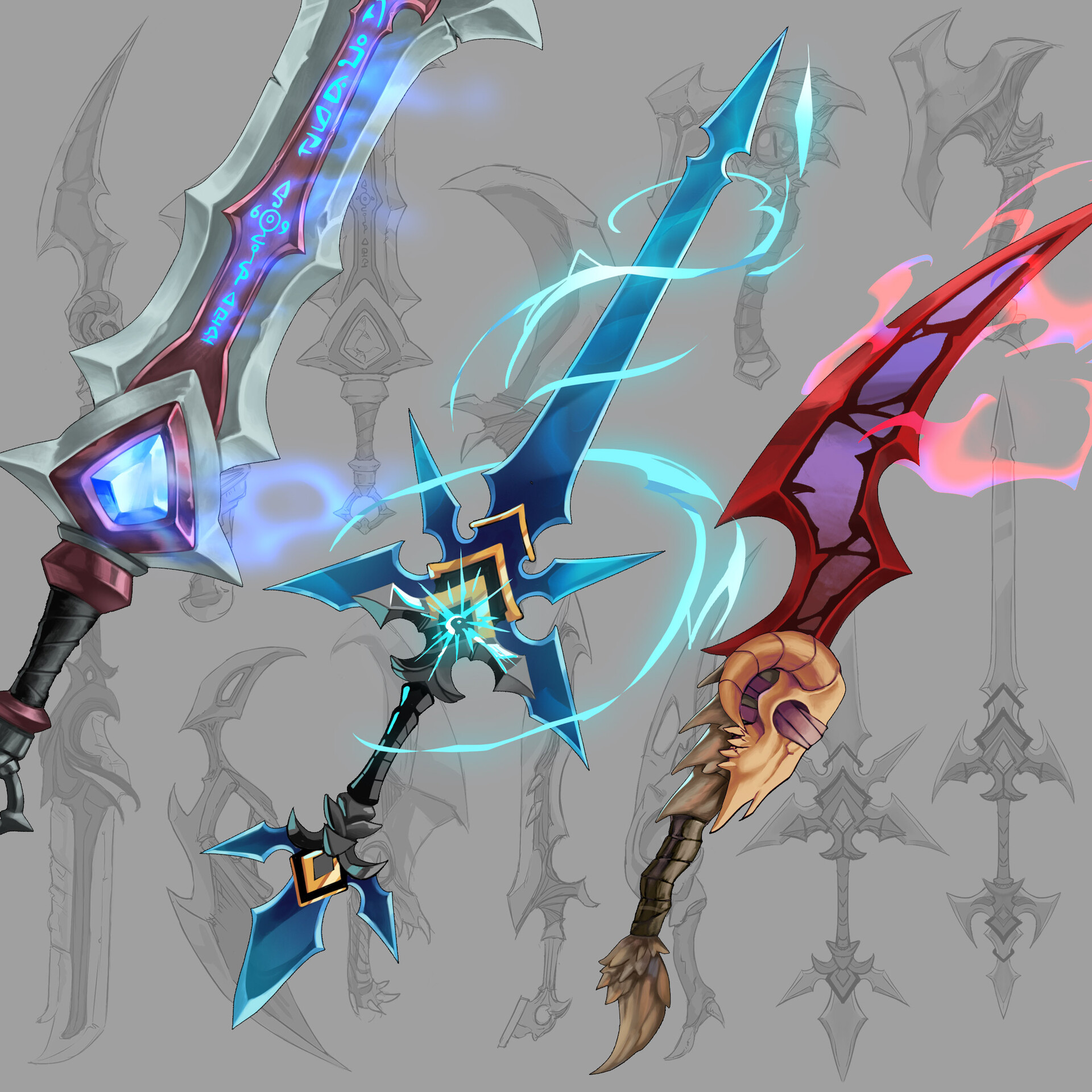 ArtStation - Swords and sharp places