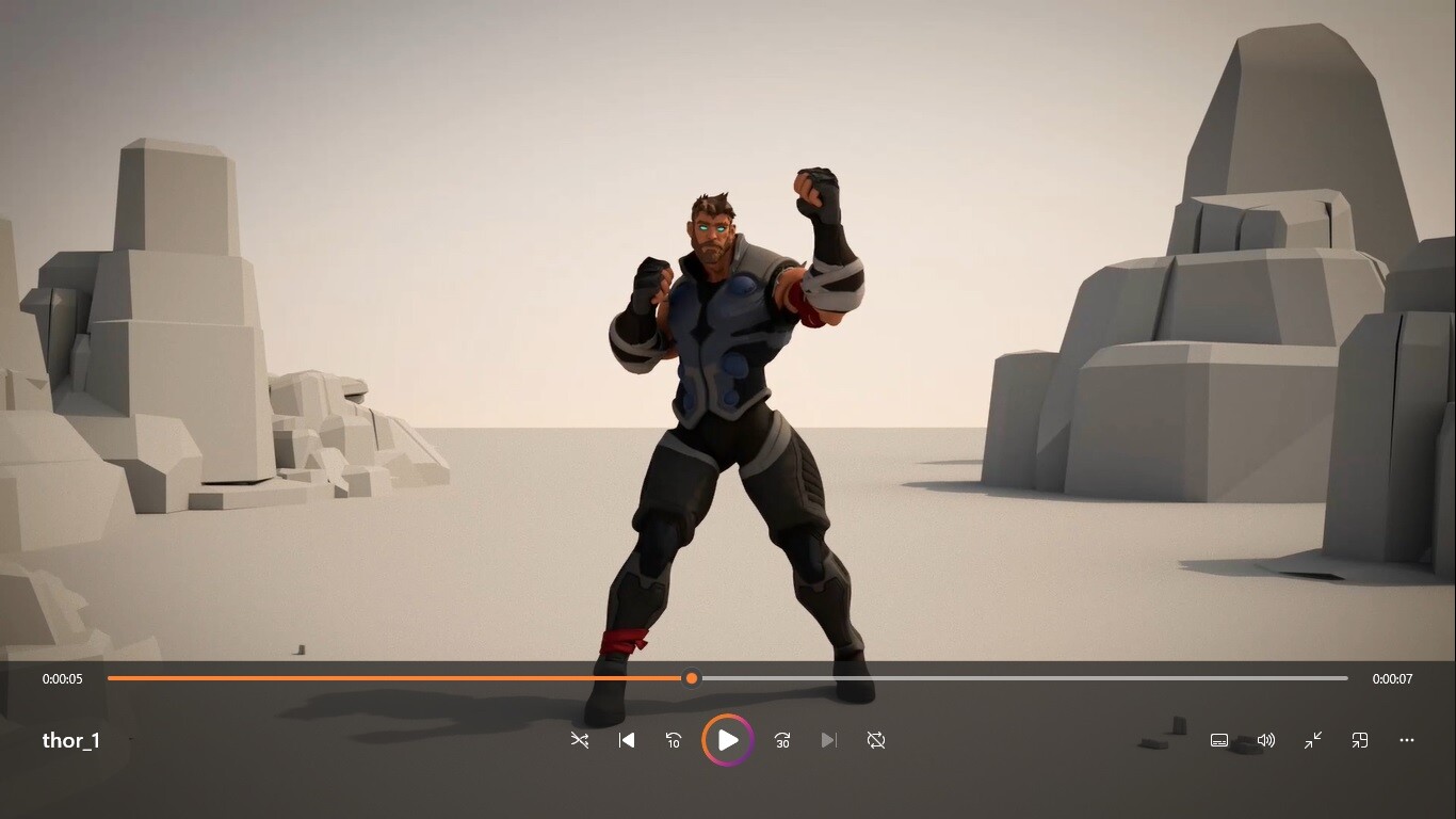 ArtStation - Thor 3D Character Animation