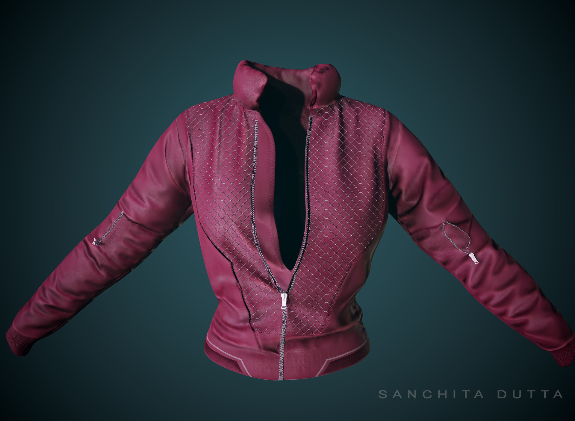 ArtStation - Lowpoly Female Jacket (Game)