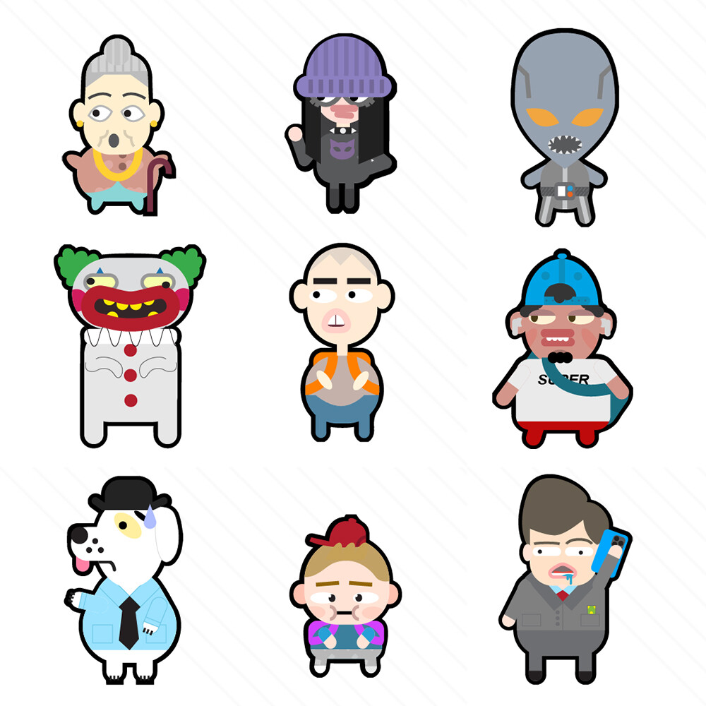 ArtStation - Stylized 2D Game Characters and Props