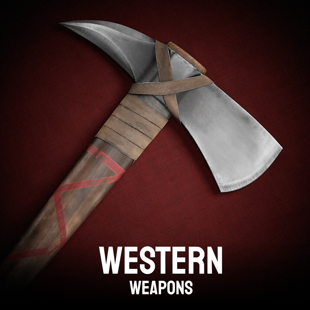 ArtStation - WESTERN WEAPONS | TOMAHAWK