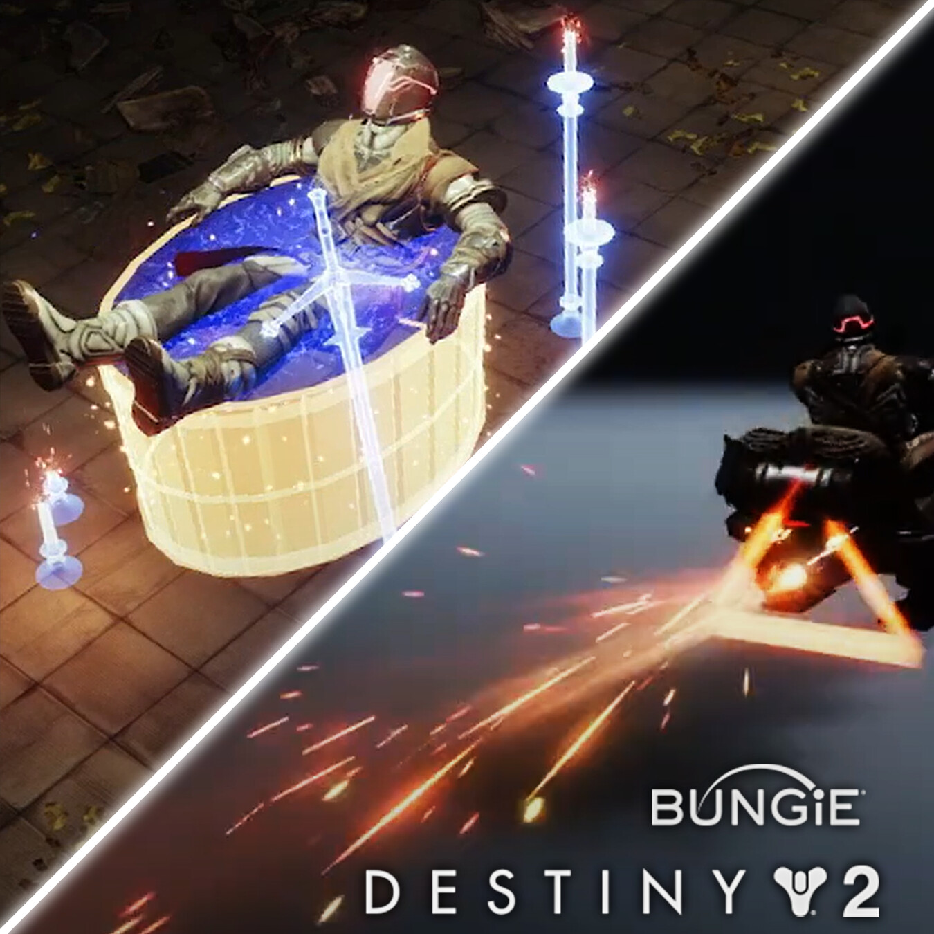 ArtStation - Barrel Bath Emote and Roach-VGH Sparrow VFX