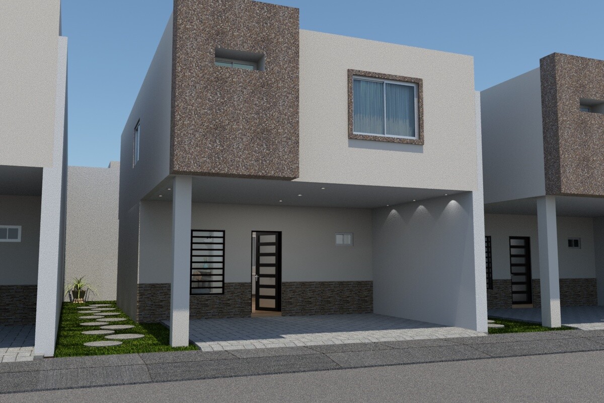 ArtStation - House scene - Architecture