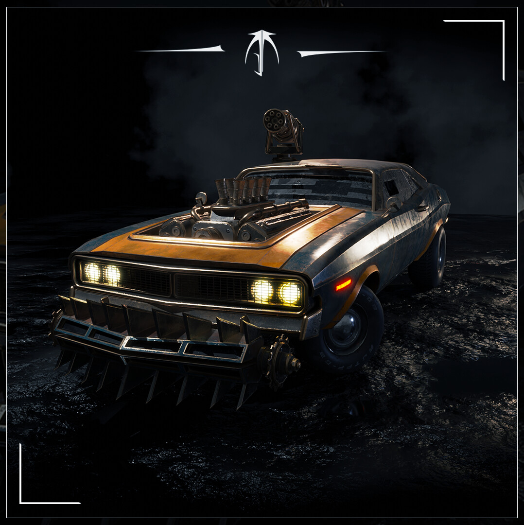 ArtStation - Combat Vehicle: Muscle Car