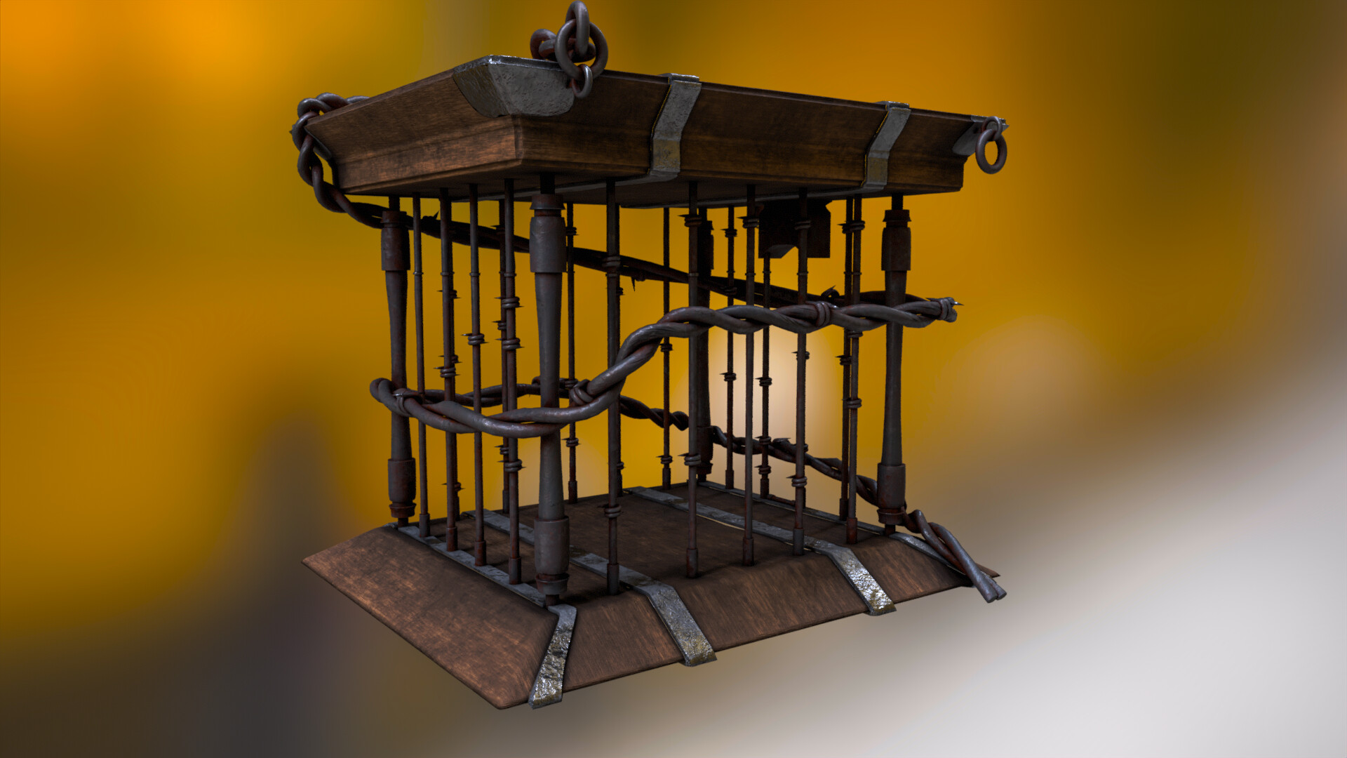ArtStation - Gaming Prop - The Cage