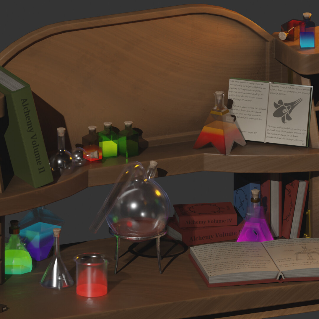 ArtStation - Alchemy Shop Assets