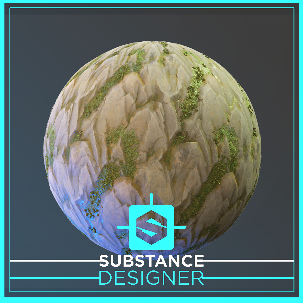 ArtStation - Stylized Rock-SD Material
