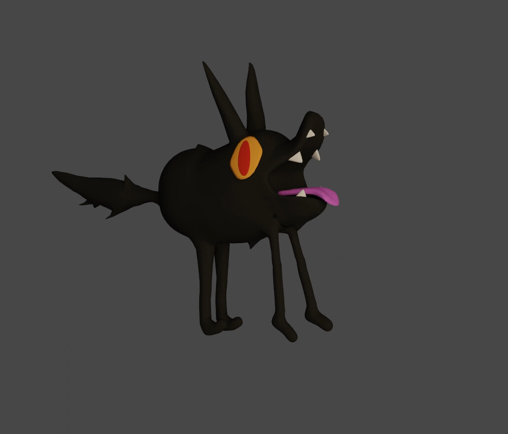 ArtStation - Fire Wolf Pup Animation