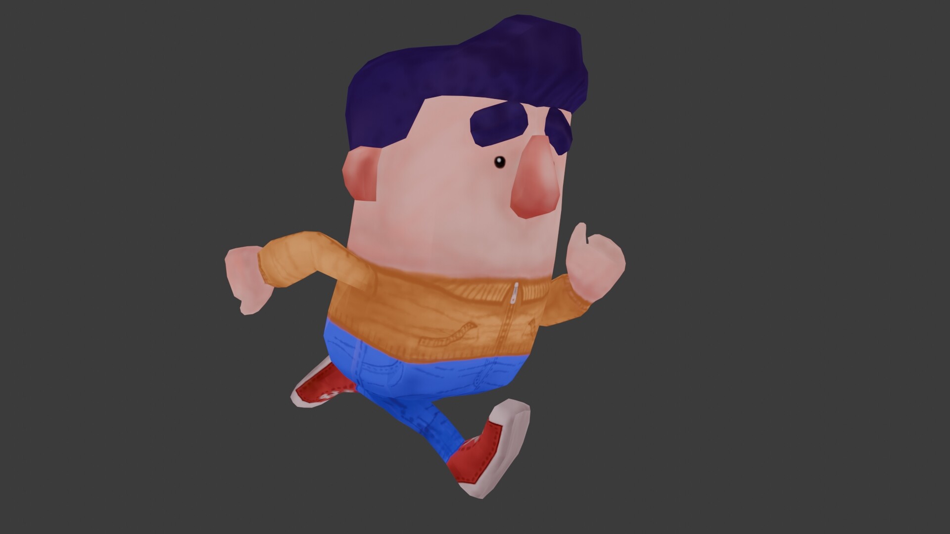ArtStation - Hand Painted 3D Character with Running Cycle